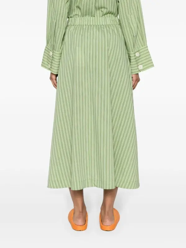 Rodebjer Marla Striped Midi Skirt