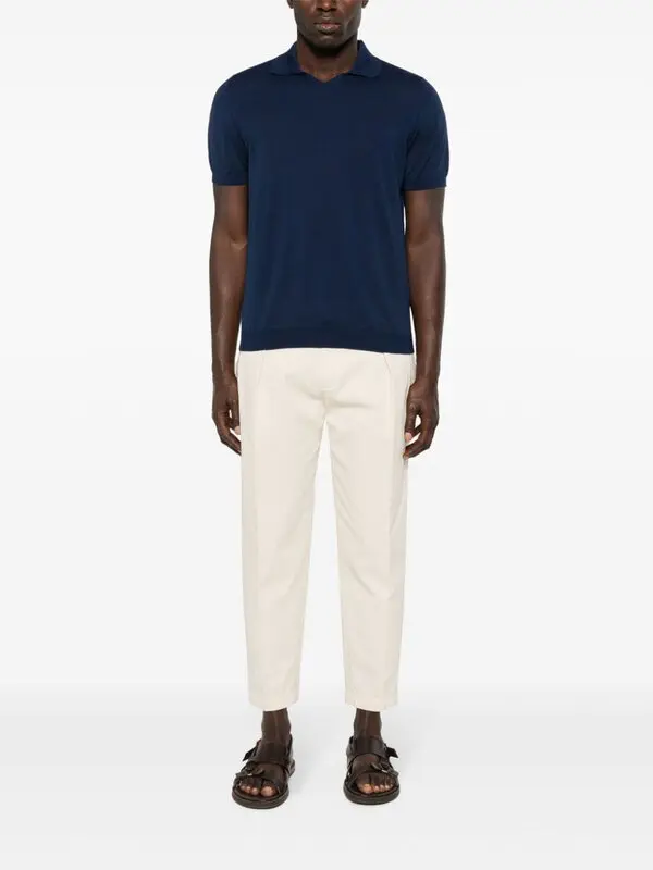 DRUMOHR V-neck Short-sleeve T-shirt - Blue