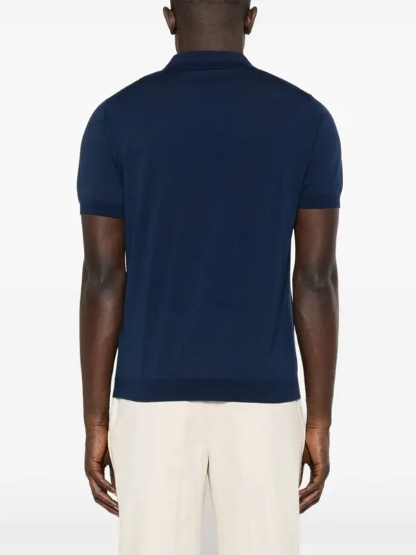 DRUMOHR V-neck Short-sleeve T-shirt - Blue