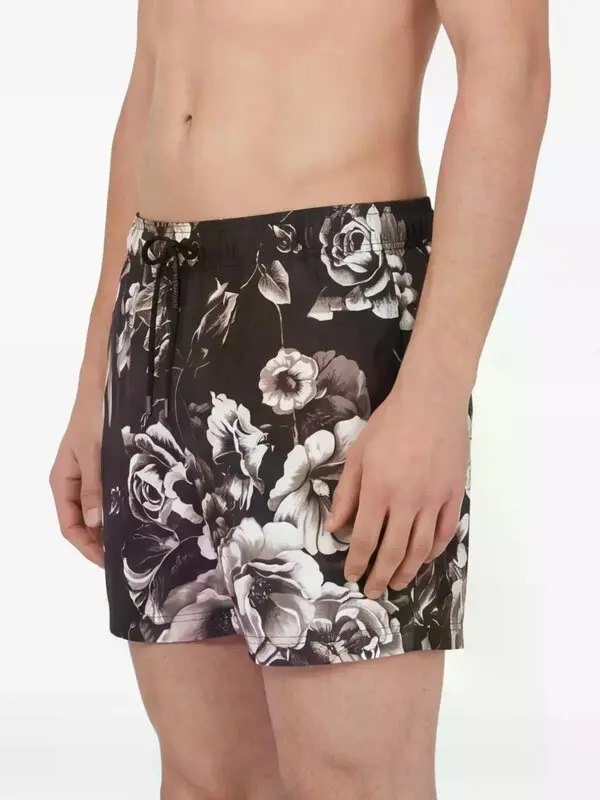 Dolce & Gabbana Floral-print Swim Shorts