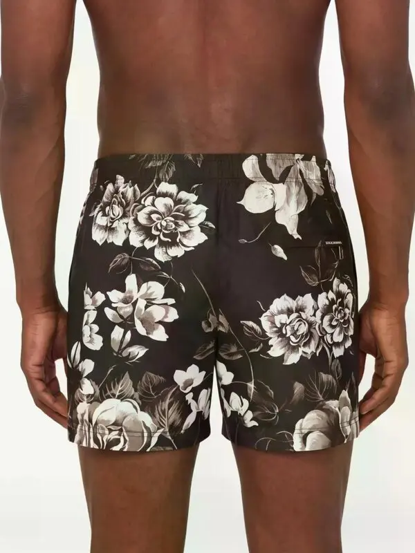 Dolce & Gabbana Floral-print Swim Shorts