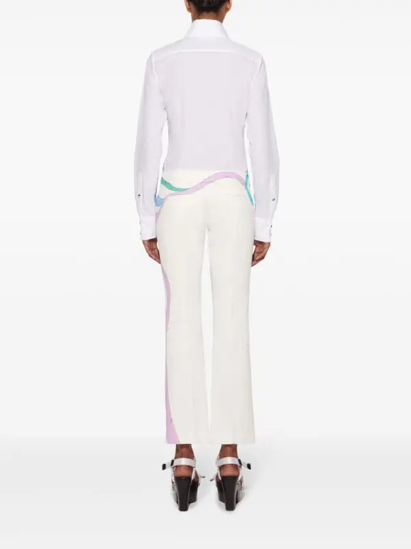 Emilio Pucci Marmo-print Trousers
