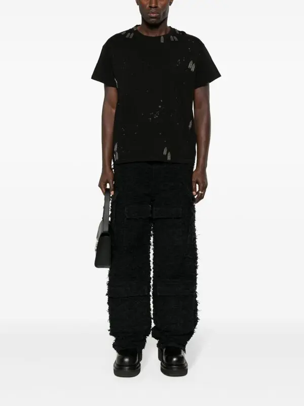 WHO DECIDES WAR Husk Wide-leg Trousers