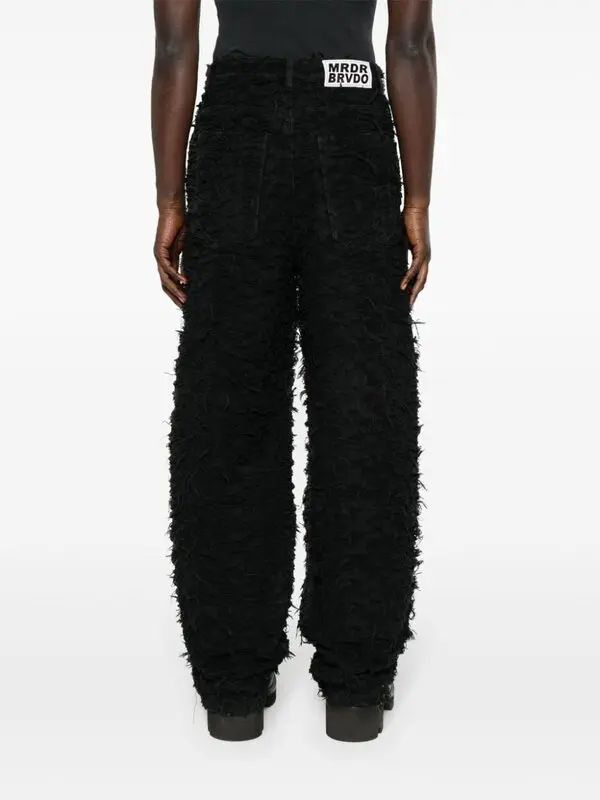 WHO DECIDES WAR Husk Wide-leg Trousers