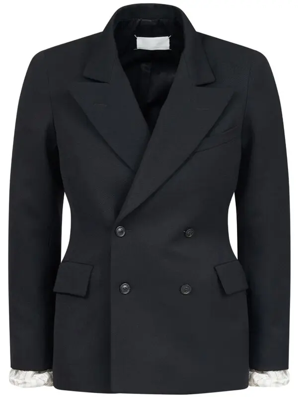 MAISON MARGIELA Double-breasted Wool Blazer