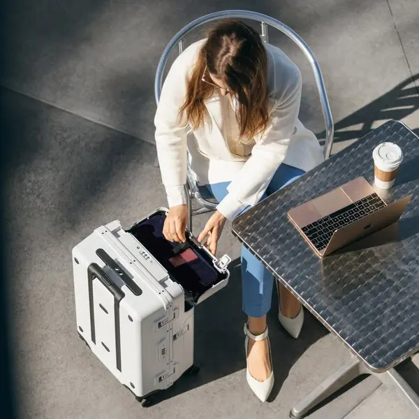 BARMES Wheeled Carry-on Suitcase With Gym Bag And Packing Cubes