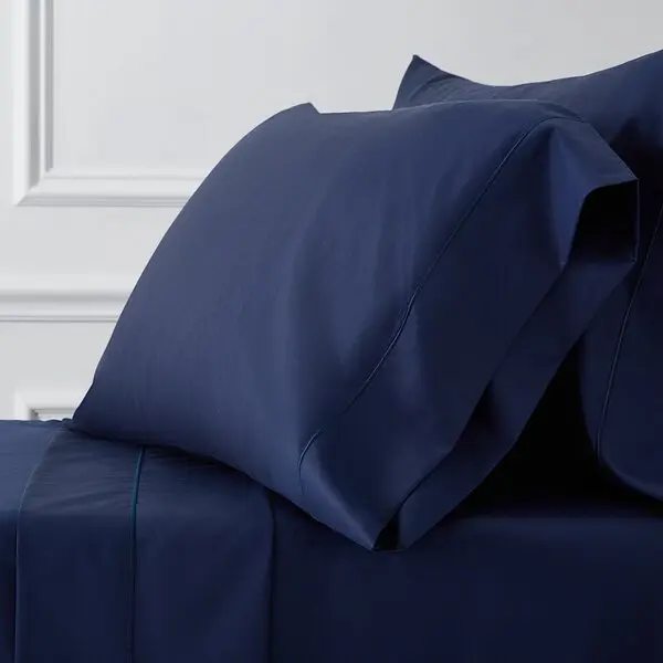 HUDSON PARK COLLECTION 500tc Sateen Wrinkle-resistant Twin Flat Sheet Exclusive