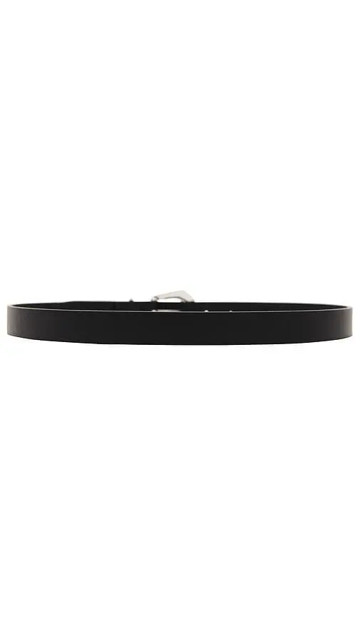PETIT MOMENTS Slim Rodeo Belt - Silver & Black