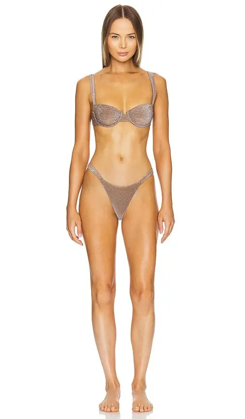 MICHAEL COSTELLO X Layana Bottom - Cedar Brown