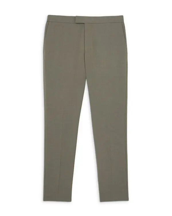 REISS Drawcord Slim Fit Pants - Dark Sage