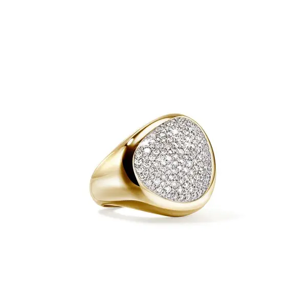 John Hardy Pebble Diamond Ring