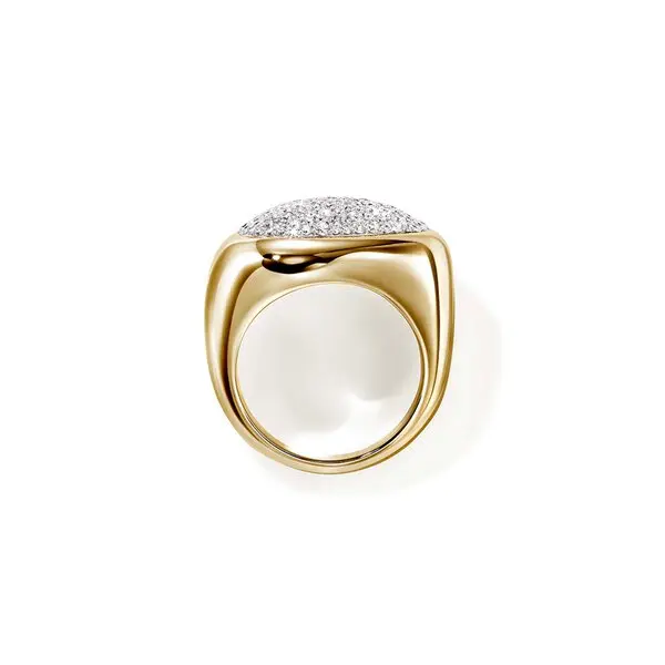 John Hardy Pebble Diamond Ring