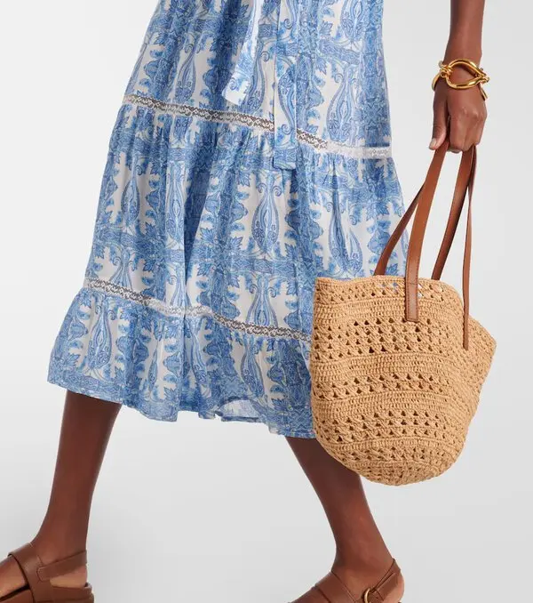 Melissa Odabash Eclipse Printed Midi Dress