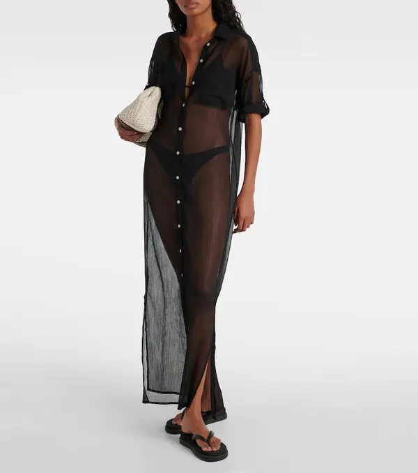 Jade Swim Mika Mesh Shirt Dress