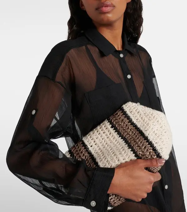 Jade Swim Mika Mesh Shirt Dress
