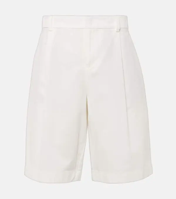 Vince High-rise Cotton Shorts