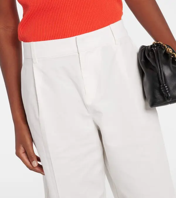 Vince High-rise Cotton Shorts