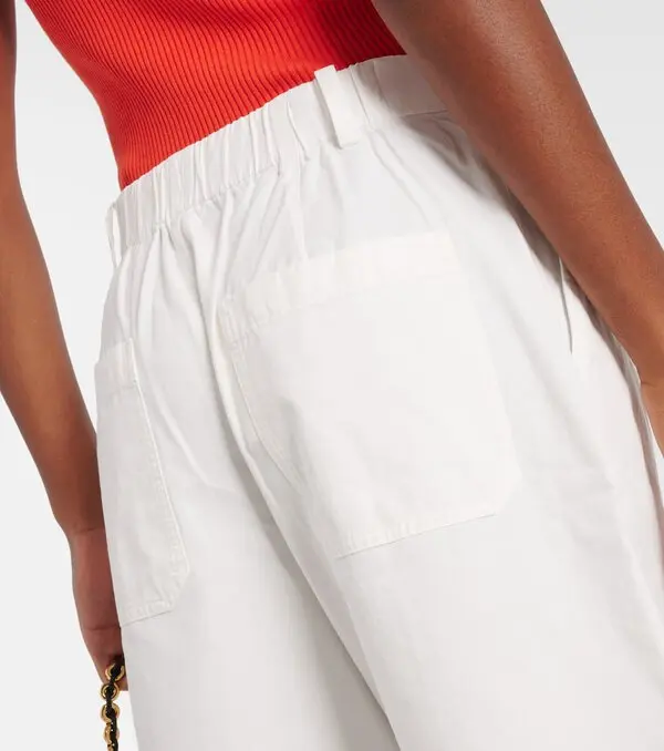 Vince High-rise Cotton Shorts