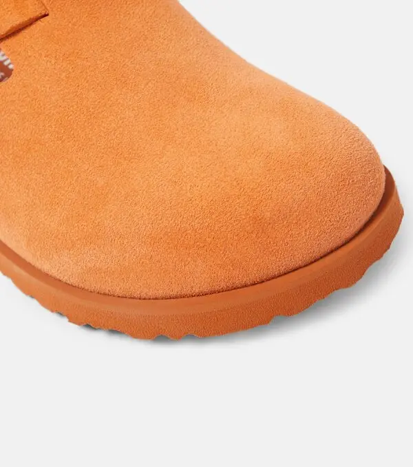 BIRKENSTOCK Tokio Suede Mules - Orange