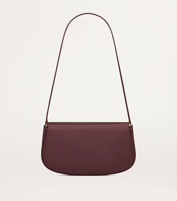Saint Laurent Mini Flap Shoulder Bag - Burgundy