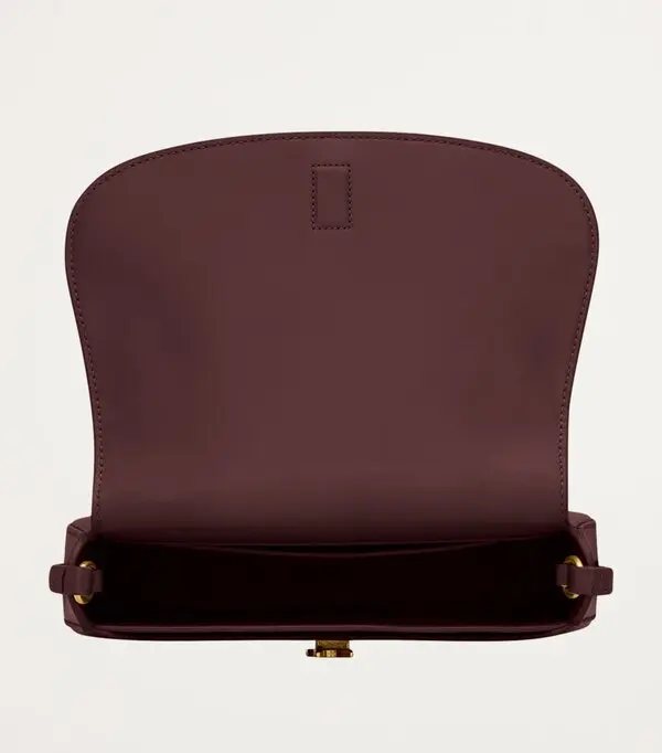 Saint Laurent Mini Flap Shoulder Bag - Burgundy