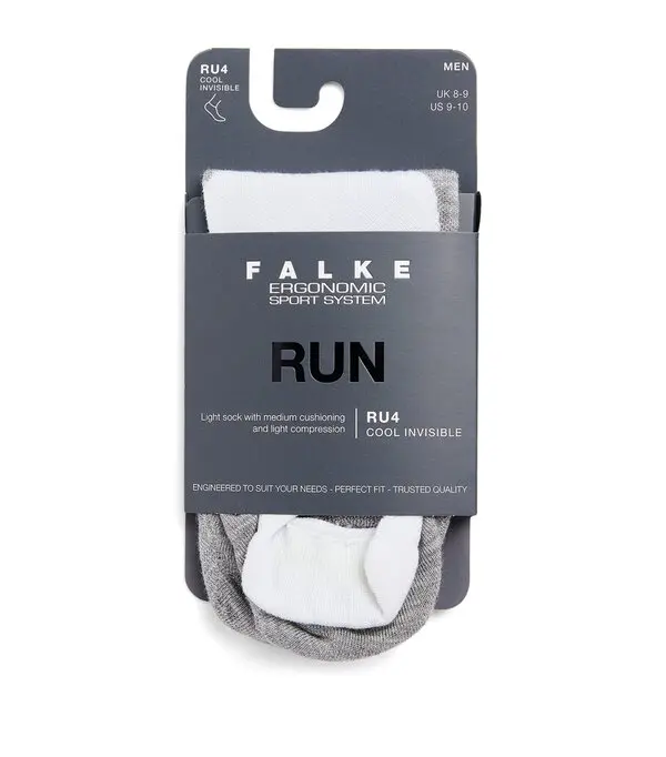 Falke Ru4 Cool Invisible Running Socks - White