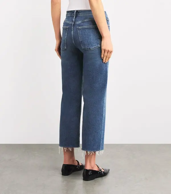 AGOLDE Harper Crop Jeans - Blue