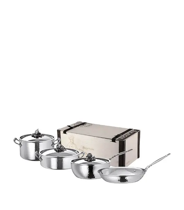 RUFFONI 4-piece Opus Prima Cookware Set - Metallic
