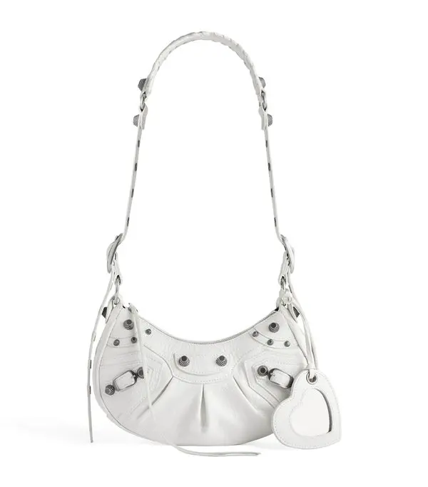 Balenciaga Xs Le Cagole Shoulder Bag - White