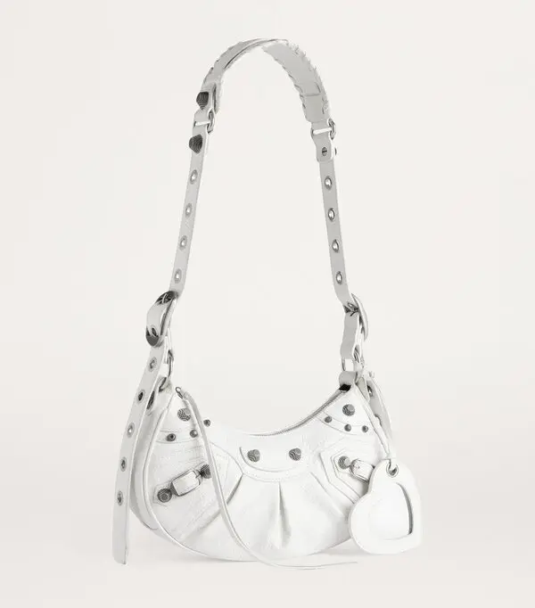Balenciaga Xs Le Cagole Shoulder Bag - White