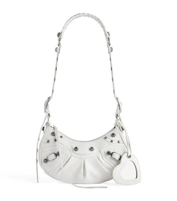 Balenciaga Xs Le Cagole Shoulder Bag - White