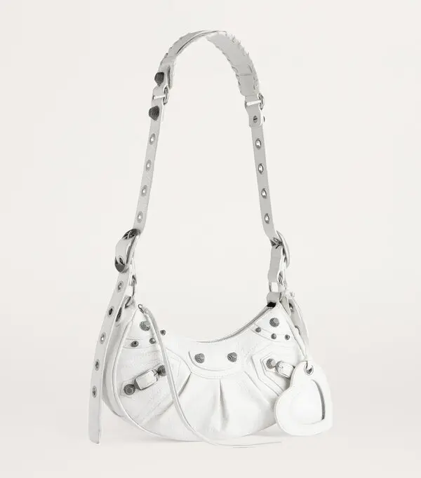 Balenciaga Xs Le Cagole Shoulder Bag - White