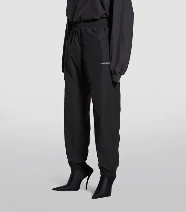 Balenciaga Logo Track Pants - Black