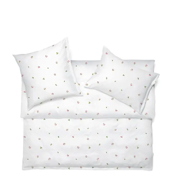 SCHLOSSBERG Floral Jeunesse-noblesse King Oxford Pillowcase - White
