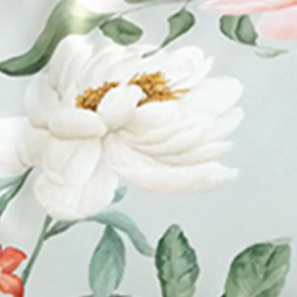 SCHLOSSBERG Floral Artemis-noblesse Flat Sheet - Green