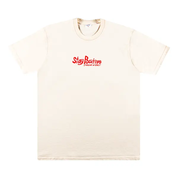 Supreme Stay Positive Tee 'natural - Cream