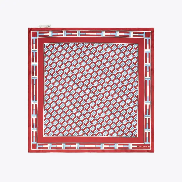 Tory Burch Two For T Neckerchief - Red/blue