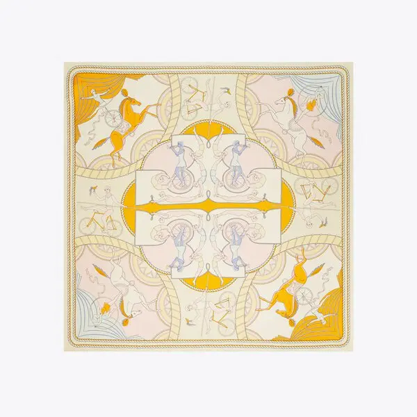 Tory Burch Aeronauts Double-sided Silk Square - Aeronauts Silk Square - Pink
