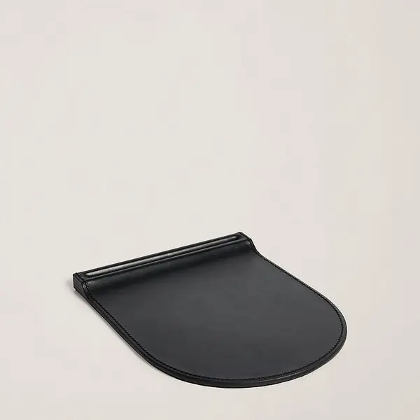 Ralph Lauren Brennan Leather Mouse Pad - Black