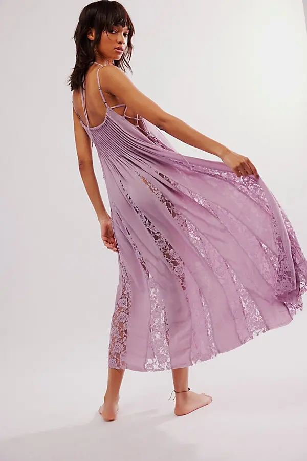 hailee slip dress blue Lady Black Tie - Hailee Gown - Off The Shoulder Lace & Satin Fitted Gown main image 0