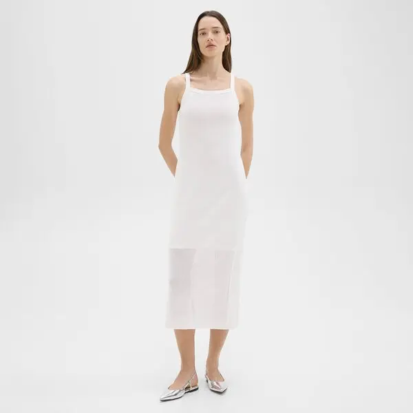 Theory Pointelle Midi Dress