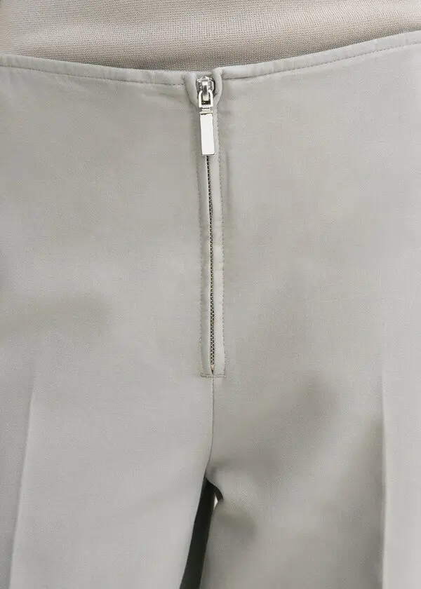 TOTEME Zip-front Wide Leg Trousers