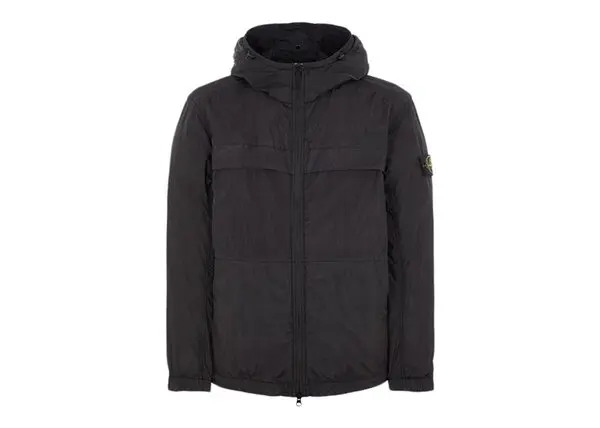Stone Island Garment Dyed Crinkle Hooded Jacket