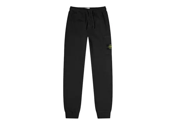 Stone Island Garment Dyed Pocket Sweatpants - Black