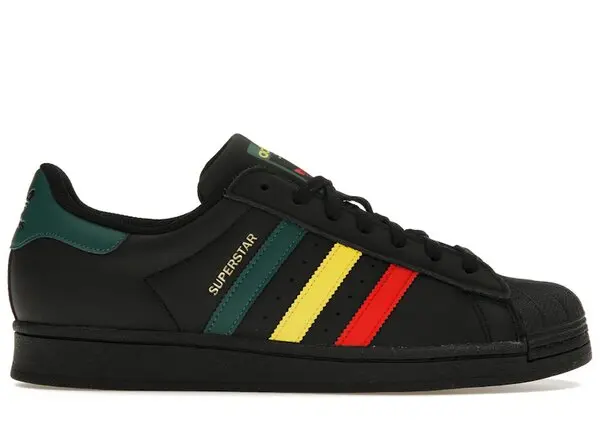 Adidas Superstar Rasta Black