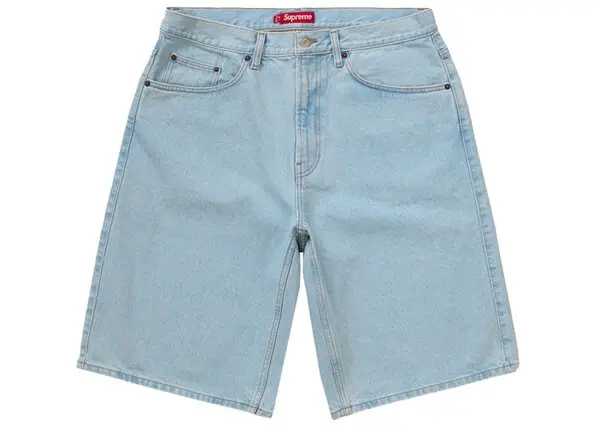 Supreme Baggy Denim Short - Washed Indigo