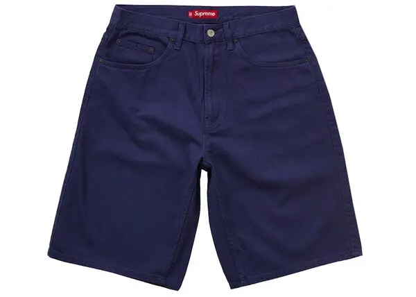 Supreme Baggy Denim Short - Navy Blue