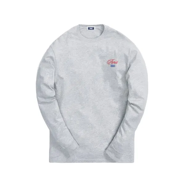 Kith Paris Opening Long Sleeve Tee Shirt - Light Heather Grey