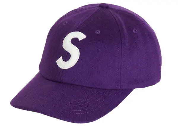 Supreme Wool S Logo 6 Panel - Purple