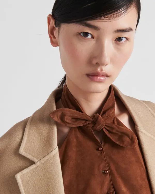 Prada Suede Halter Top
